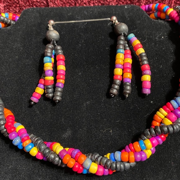 Jewelry | Colorful Beadwork Jewelry Set | Poshmark
